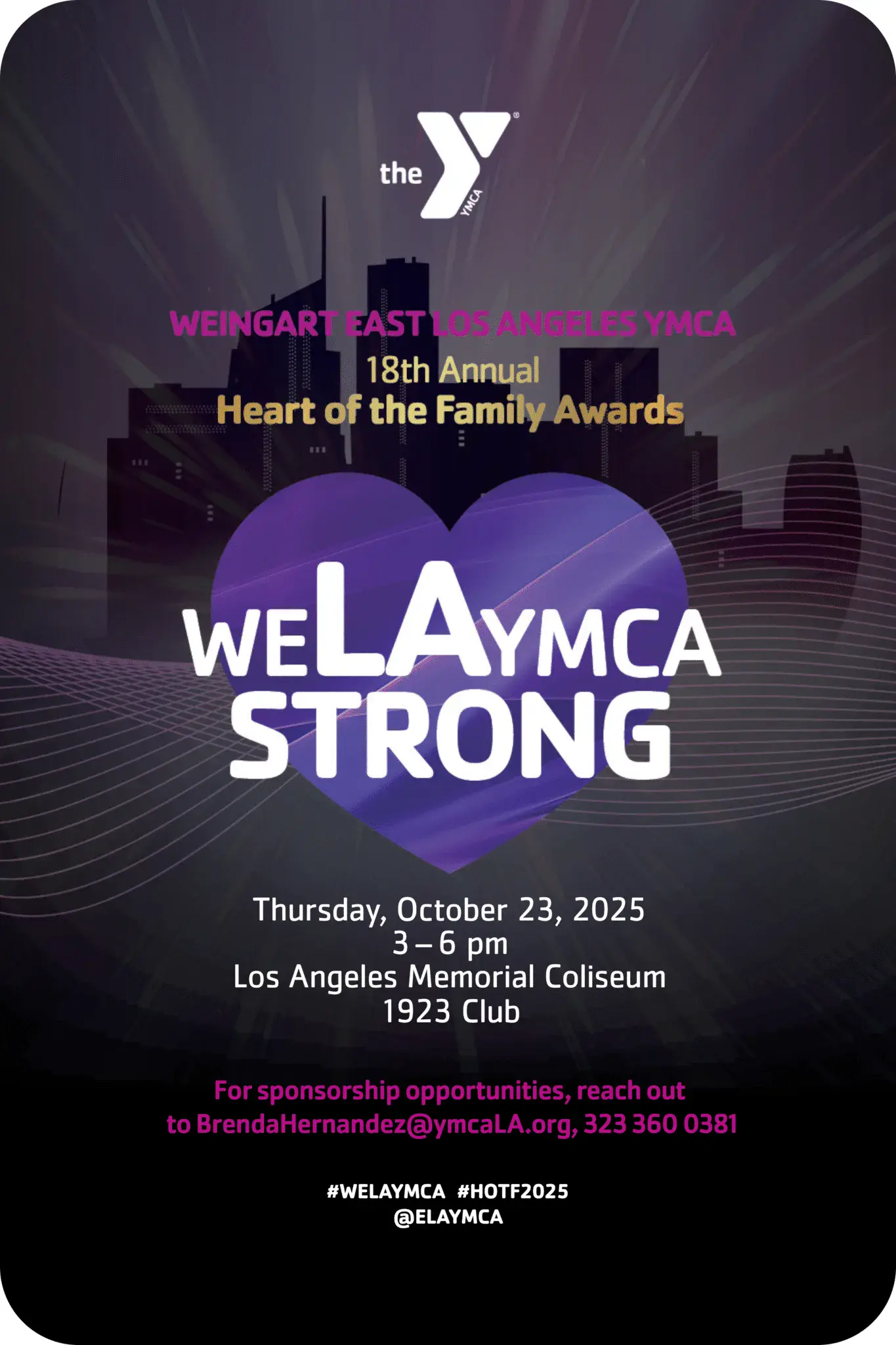 Weingart East Los Angeles YMCA’s 18th Annual Heart of the Family Awards ...
